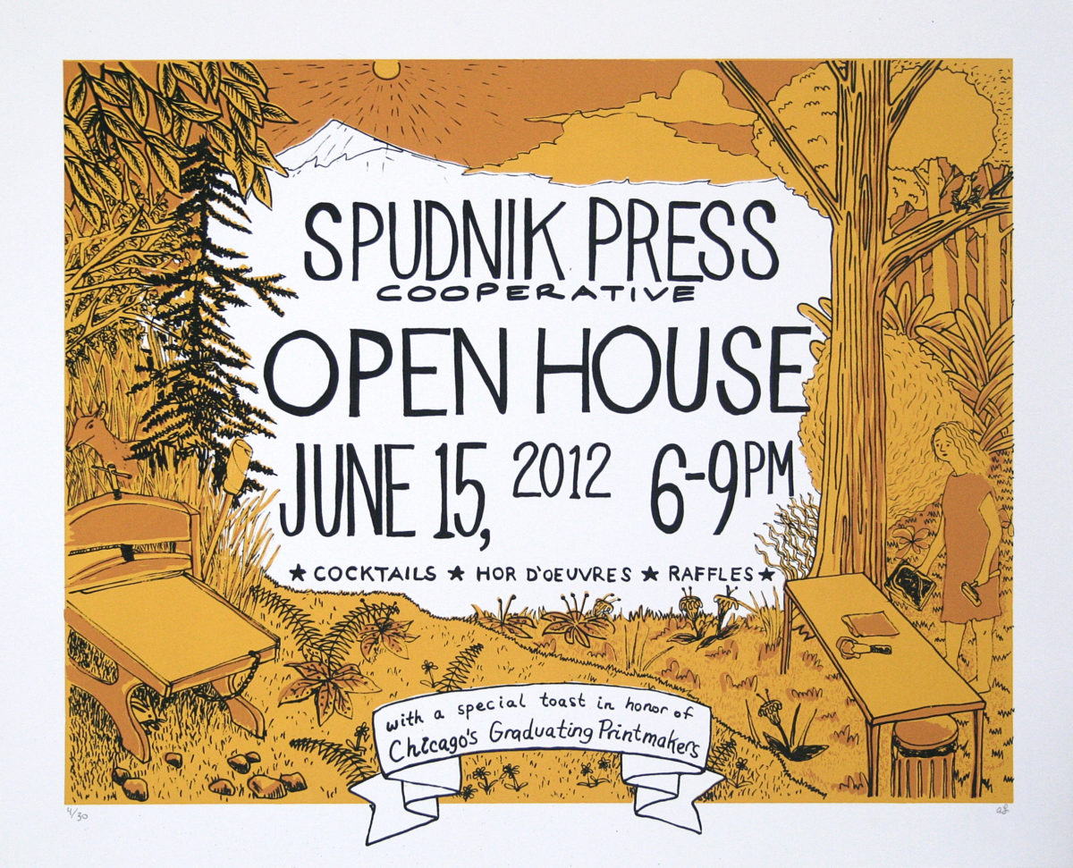 Angee Lennard, Spudnik Press Open House | Spudnik Press