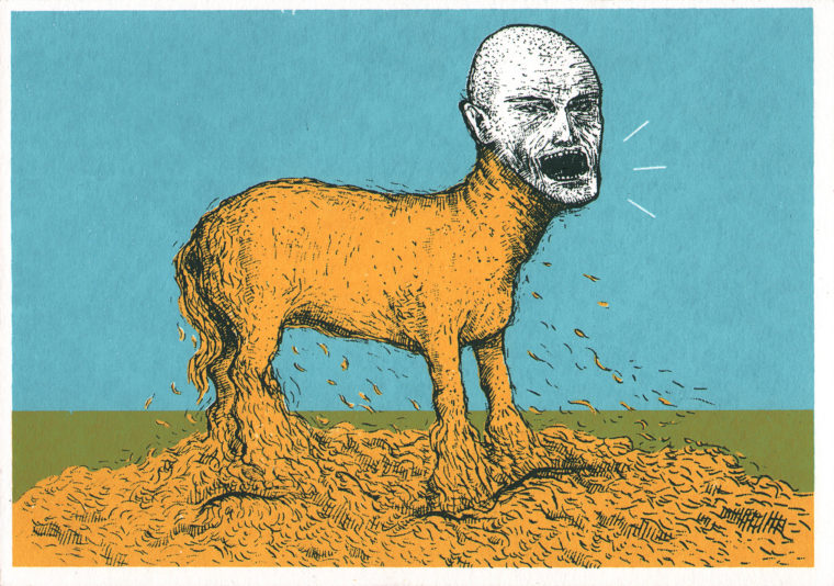 Donkey Fog | Steve Reinke (black) | Spudnik Press