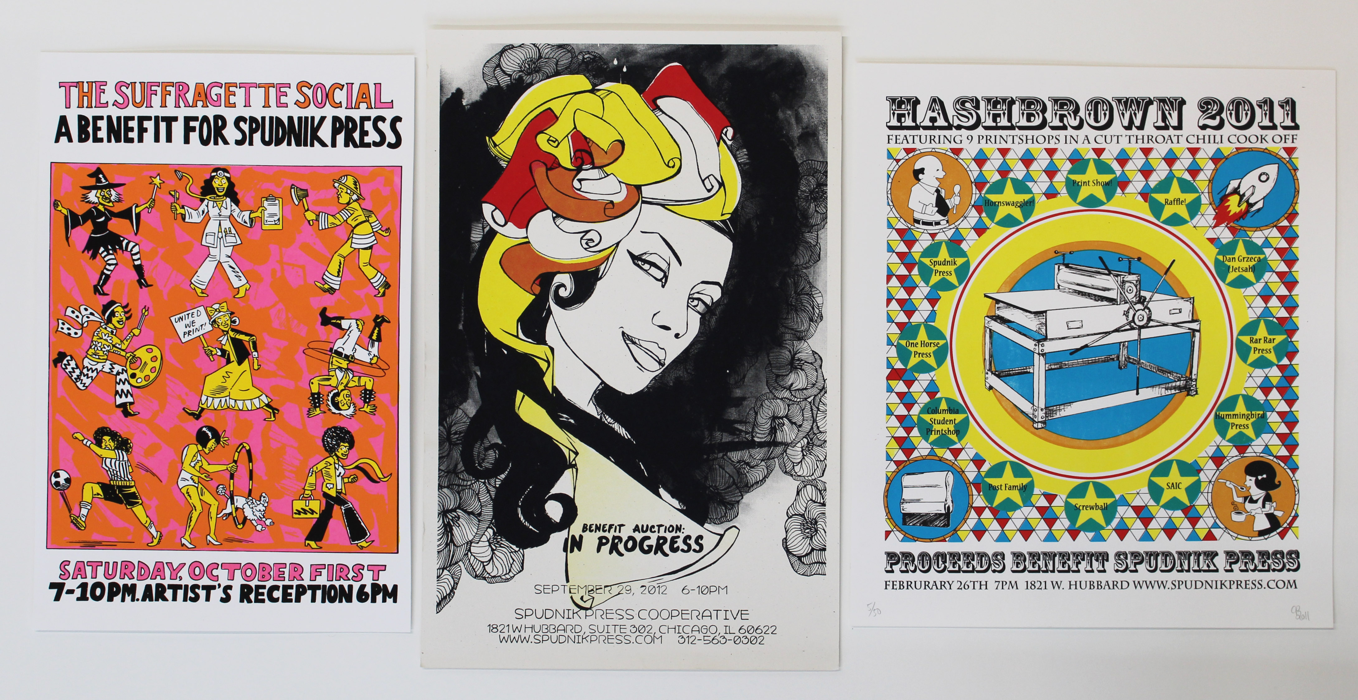 Spudnik Press Poster Collection | Suite of 4 Posters | Spudnik Press